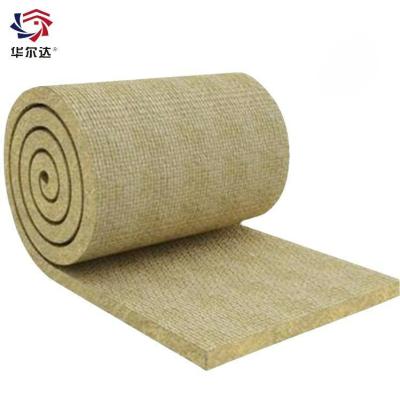 China 100mm Thick Rock Wool Roll Insulation - 40-140 kg/m³ Density, Fireproof Basalt Material for Industrial Applications for sale