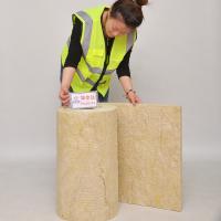 China Rock Wool Roll Insulation 80-180kg/m³ Density 0.039W/m·K Thermal Conductivity for Building Walls and Roofs for sale
