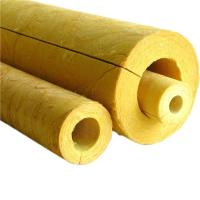 China CE Certified Rock Wool Aluminum Foil Insulation Tube with 500°C Heat Resistance for Pipeline Applications for sale