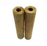 China CE Certified Rock Wool Aluminum Foil Insulation Tube with 500°C Heat Resistance for Pipeline Applications for sale