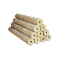 China CE Certified Rock Wool Aluminum Foil Insulation Tube with 500°C Heat Resistance for Pipeline Applications for sale