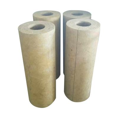 China A-Grade Fire-Resistant Rock Wool Insulation Tube 80kg/100kg/120kg Density Mineral Wool Glass Fiber Material for sale