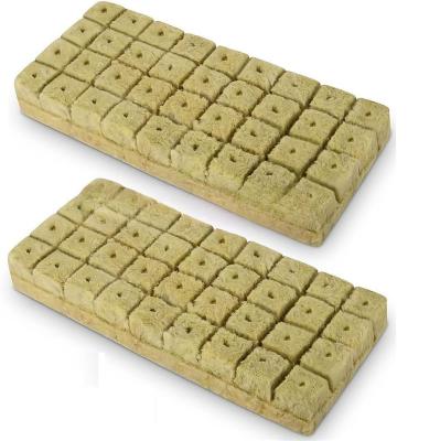 China Lightweight Rock Wool Insulation Material 40-200 kg/m³ Density for Hydroponics and Industrial Applications for sale