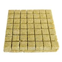 China 200x200x200mm Agricultural Rock Wool Planting Blocks with Hydrophobic Surface for Soilless Farming and Heat Insulation for sale
