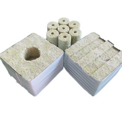 China 150mm Basalt Rock Wool Insulation Sheet for Hydroponic Growing Systems and Plant Cultivation for sale