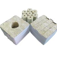 China 150mm Basalt Rock Wool Insulation Sheet for Hydroponic Growing Systems and Plant Cultivation for sale