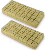 China Rock Wool Insulation Board 80-180kg/m³ Density with 0.039W/m·K Thermal Conductivity for Soil-free Cultivation for sale