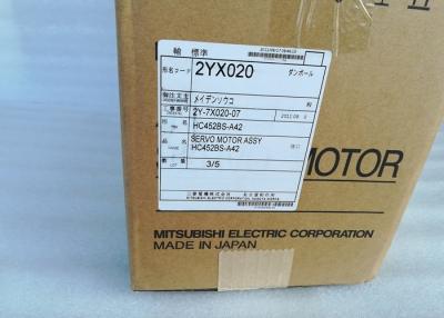 China Single Phase Industrial Servo Motor Mitsubishi HC452BS A42 IE 3 Efficiency for sale