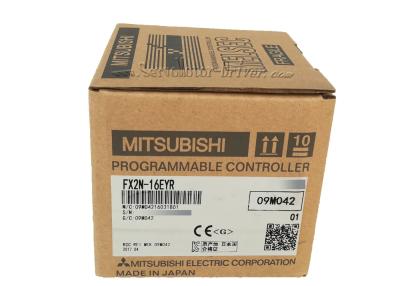 China Reliable PLC Programmable Logic Controller FX2N 16EYR 16 Points Relay Output Block for sale