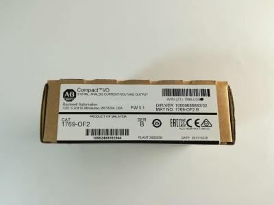 China Allen Bradley Compact I/O 2 Channel Analog Current / Voltage Output Module 1769-OF2 for sale