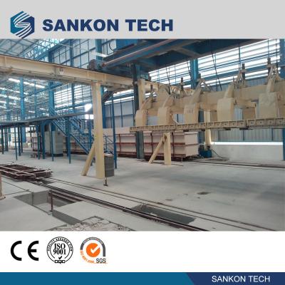 China 5621kg W2570mm Hoist AAC Block Cutting Machine for sale