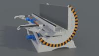 China Tilting Table/Overturn Table AAC Production Line Automatic Lightweight Concrete AAC Block Making Machine for sale