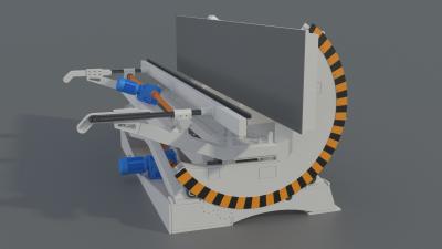 China Tilting Table/Overturn Table AAC Production Line Automatic Lightweight Concrete AAC Block Making Machine for sale