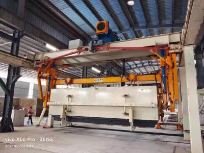China Wheels Carrying L5000mm AAC Block Plant Side Plate-AAC Plant Cross Cutting Machine Full Automatic Concrete AAC Brick for sale