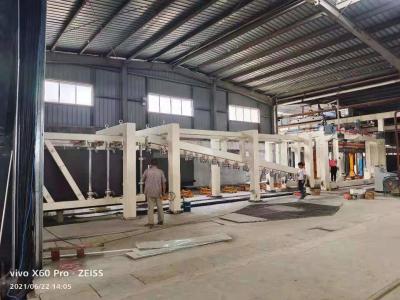 China Block Machineinterlocking Bricks Machine Cross Cutting AAC Machine Overturn Table for sale