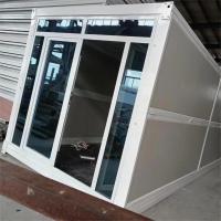 China Custom Glass storage Prefabricated Container Homes Villas for sale