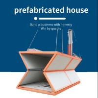 China Folding Demountable Site Sheds Prefab Portable Site Office With Bathroom for sale