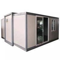 China Internal Space Expandable Prefab House Expanding Container House For Dormitory for sale
