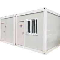 China Anticorrosion Foldable Container Home Transportable Site Office for sale