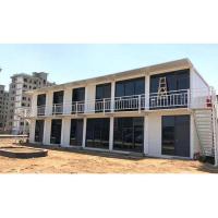 China Building Flat Pack Prefab House Eps Prefabricated Houses For Construction Site for sale