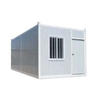 China Sandwich Panel Movable Container House Homes Detachable Site Shed With Toilet for sale
