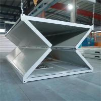 China Thermal Insulated Temporary Prefab Folding Container House Office for sale