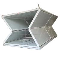 China Military Transportable Flat Pack Prefab Site Shed Office Container Wind Resistance for sale
