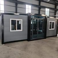 China Tiny Expandable Prefab House Cargo Container 40ft For Postwar Reconstruction for sale