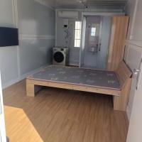 China Military Camouflage Prefabricated Construction Site Office Container Huts OEM for sale