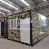 China Green Camouflage Readymade prefab Portable Modular House Container office for sale