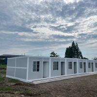 China Modular Prefabricated Folding Container Home Site Office Galvanized Steel for sale