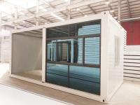 China Temporary Towable Folding Container Home Site Office For Construction for sale