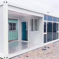 China Temporary Towable Folding Container Home Site Office For Construction for sale