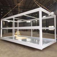China Relocatable Portable Folding Container Home Site Office For Construction Anti Vandal for sale