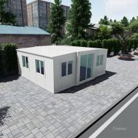 China Portable Modern Expandable Container House With Solar Panels And Smart Home Integration for sale