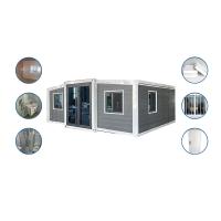 China Caravan Construction Expandable Prefab House Site Office Container for sale