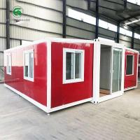 China Galvanized Steel Expandable Prefab House Container Office 40FT for sale