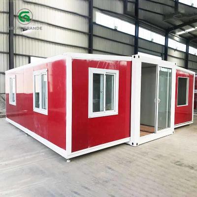 China Galvanized Steel Expandable Prefab House Container Office 40FT for sale