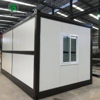 China Galvanized Steel Portable Site Office Cabin Huts OEM Convenient Innovative Folding for sale
