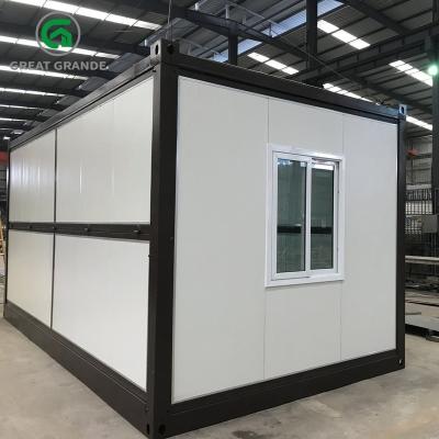 China Galvanized Steel Portable Site Office Cabin Huts OEM Convenient Innovative Folding for sale