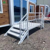 China Spacious Design Steel Frame Expandable Prefab House Natural Wood Finish for sale