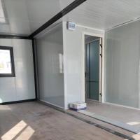 China Modern Expandable Prefab House Flexible Sturdy Steel Construction White Finish for sale