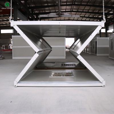 China OEM Stacked Prefab Folding Container House Windproof Warm for sale