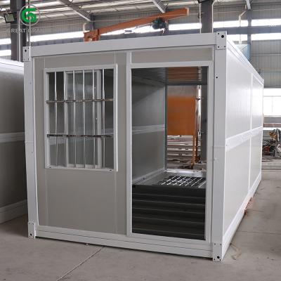 China Galvanized Steel Prefab Folding Container House Portable And Easy To Relocate for sale