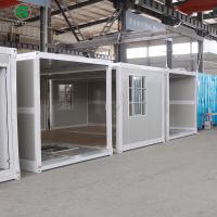 China High Strength Steel Prefab Folding Container House Temporary Workspace Connecting Room for sale
