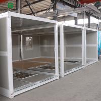 China High Strength Steel Prefab Folding Container House Creative Workspace Foldable Architecture for sale