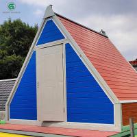 China Galvanized Steel Triangle Foldable Container House For Outdoor Camping Portability Sandwich Panel for sale