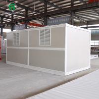 China Toilet Foldable Container Home Side Double Doors Double Shutters for sale