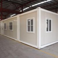 China Prefabricated Anti Vandal Site Office Shed With Toilet for sale