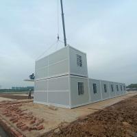 China Folding Prefabricated Towable Site Shed Building Container Space-efficient living for sale
